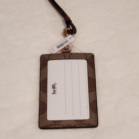Coach | Accessories | Coach Id Lanyardcard Holder In Signature Canvas ...